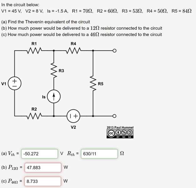 Solved In the circuit below: | Chegg.com