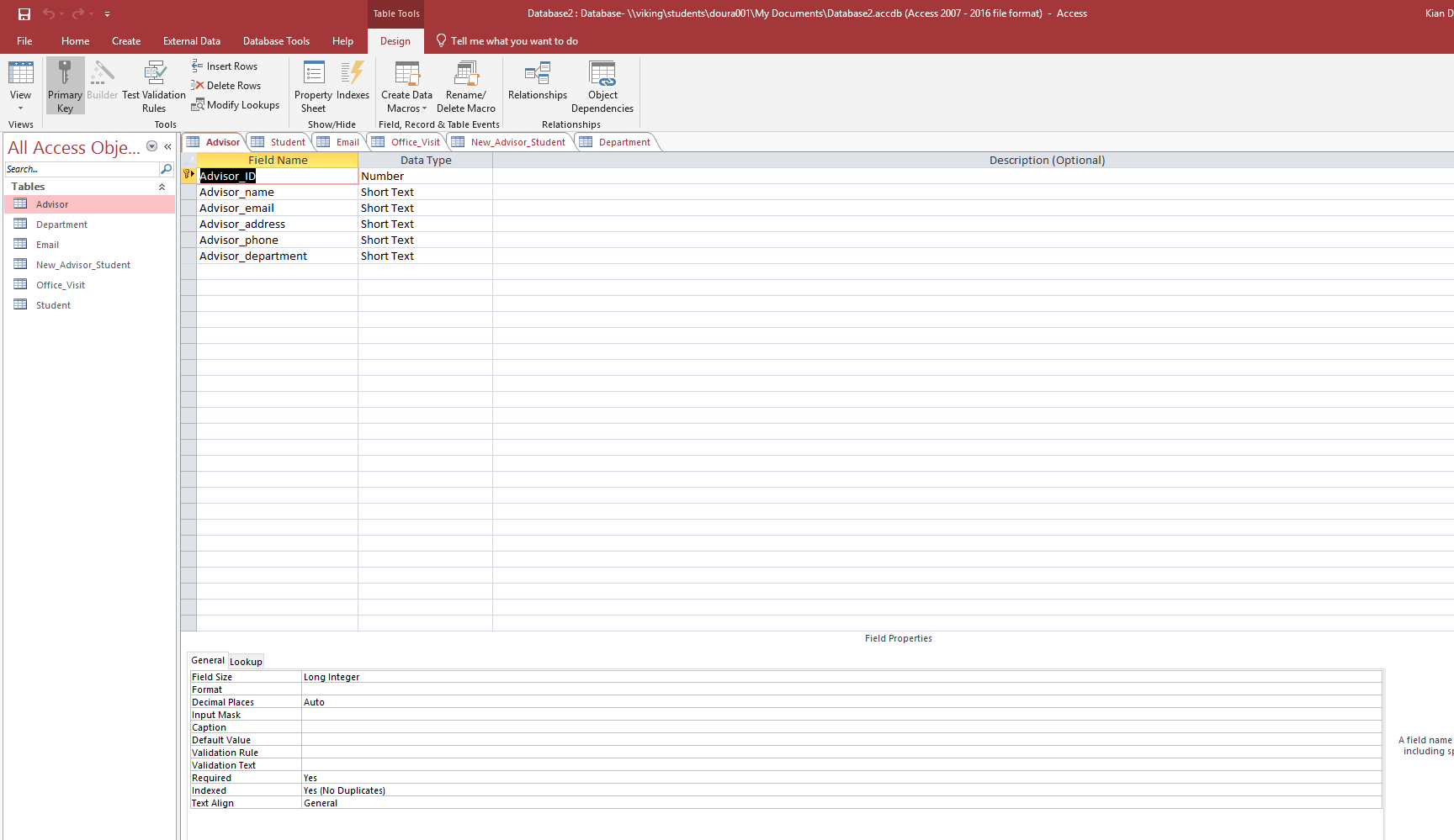 Solved SELECT S.Student_name AS Student, A.Advisor_name AS | Chegg.com