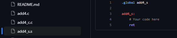Solved \( \begin{array}{cc}1 & \text {.global add4_s } \\ 2 | Chegg.com