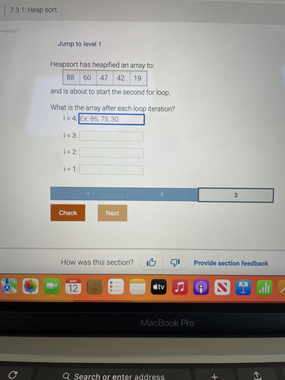 Solved Jump To Level 1 Heapsort Has Heapified An Array To 