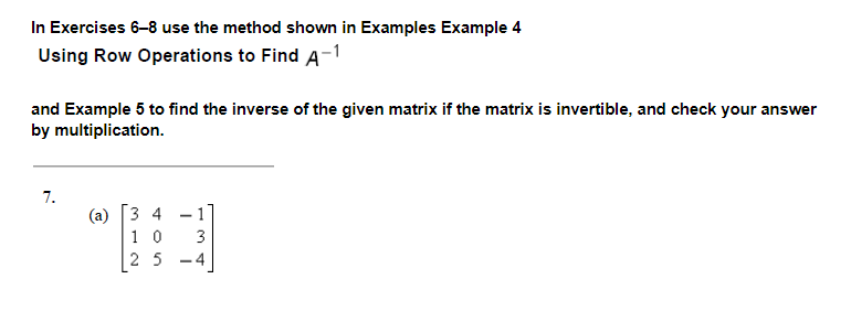 Solved In Exercises 6–8 use the method shown in Examples | Chegg.com