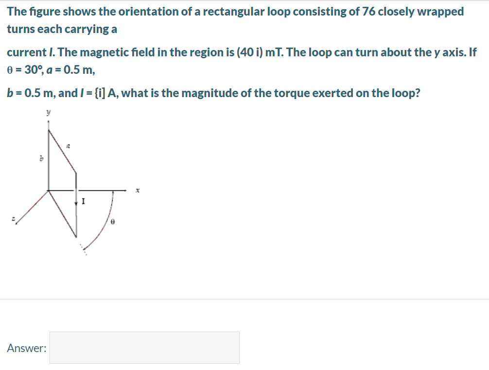 Solved The figure shows the orientation of a rectangular | Chegg.com
