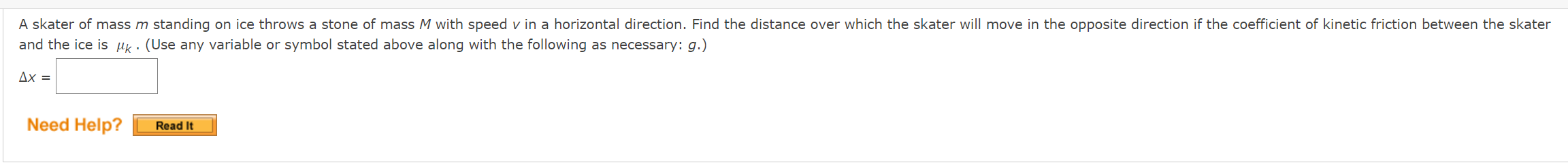 Solved and the ice is μk. (Use any variable or symbol stated | Chegg.com