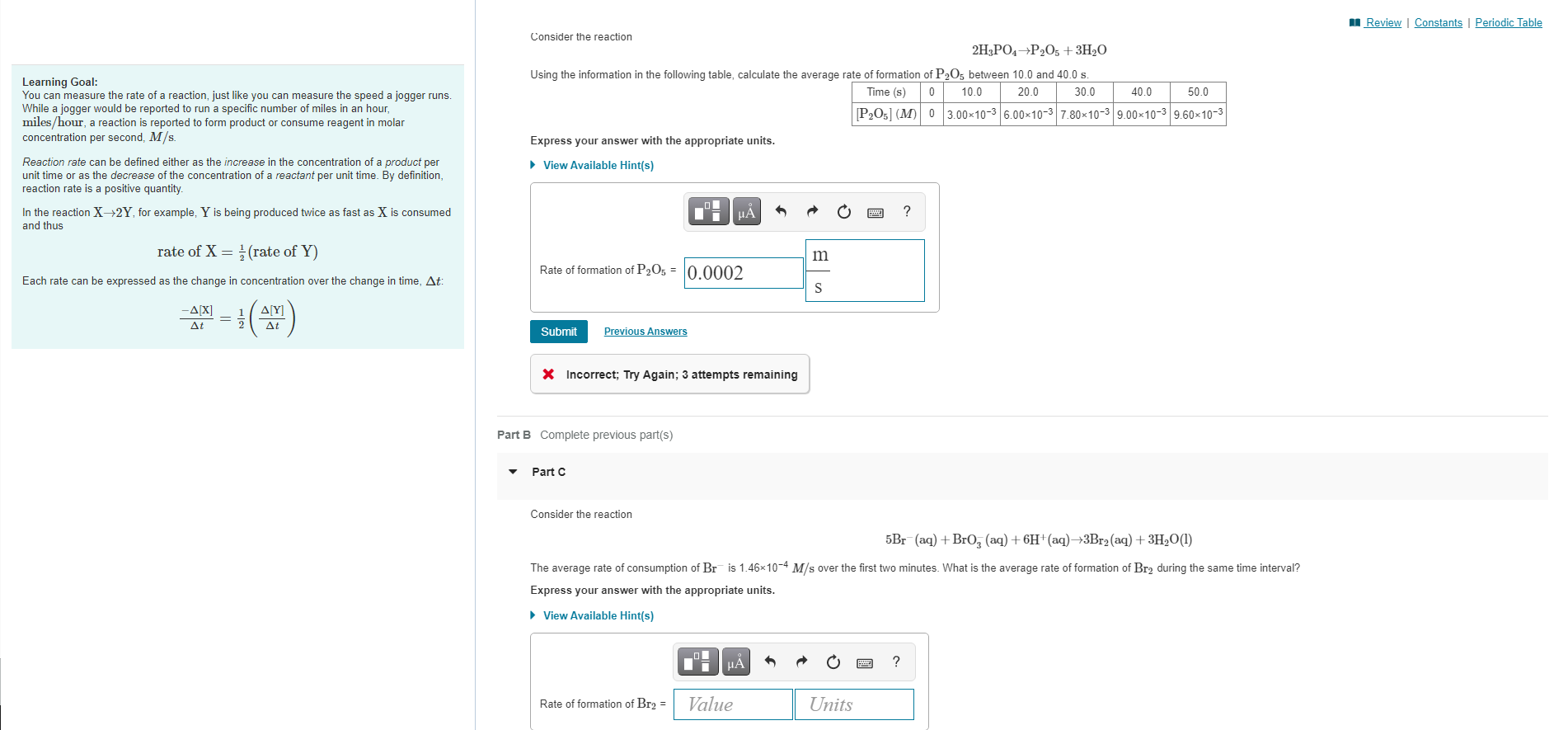 Solved Review Constants Periodic Table Learning Goal: You | Chegg.com