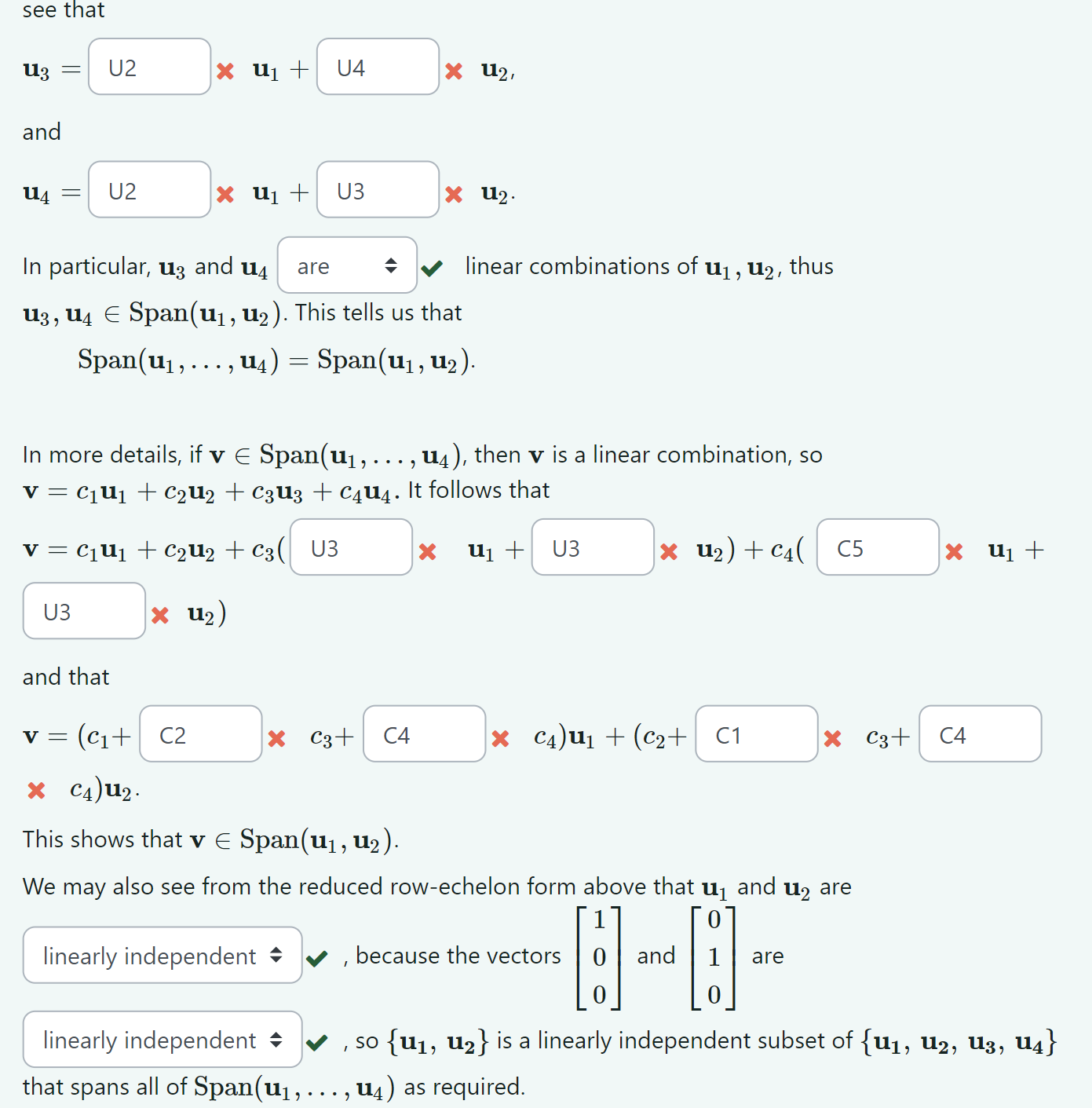 Solved Finding_a Linearly Independent Spanning_Set A | Chegg.com