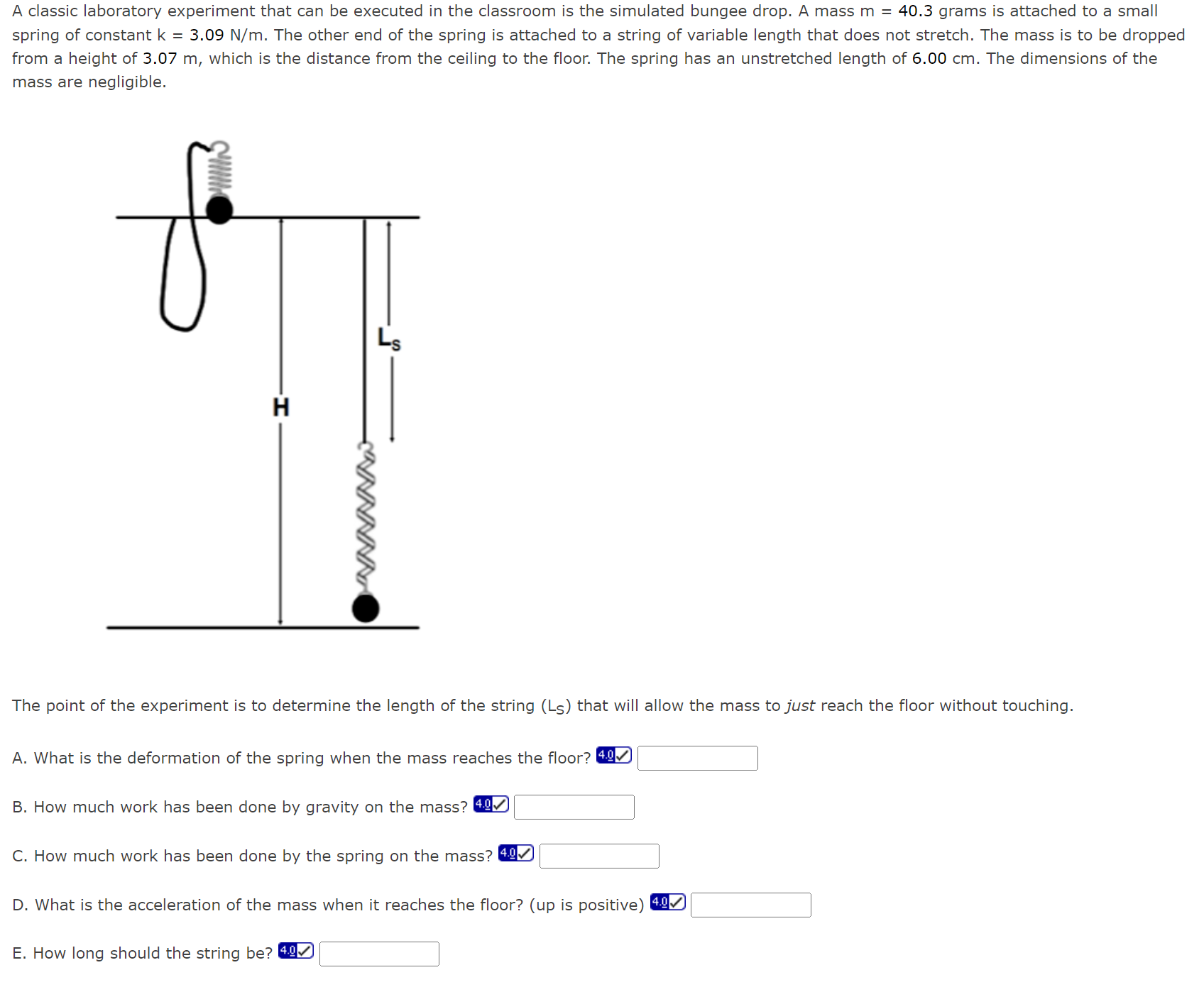 Solved A classic laboratory experiment that can be executed | Chegg.com