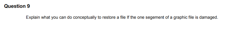 Solved Question 9Explain what you can do conceptually to | Chegg.com