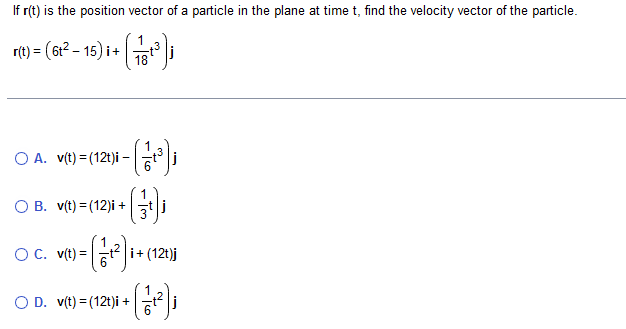 Solved If r(t) is the position vector of a particle in the | Chegg.com