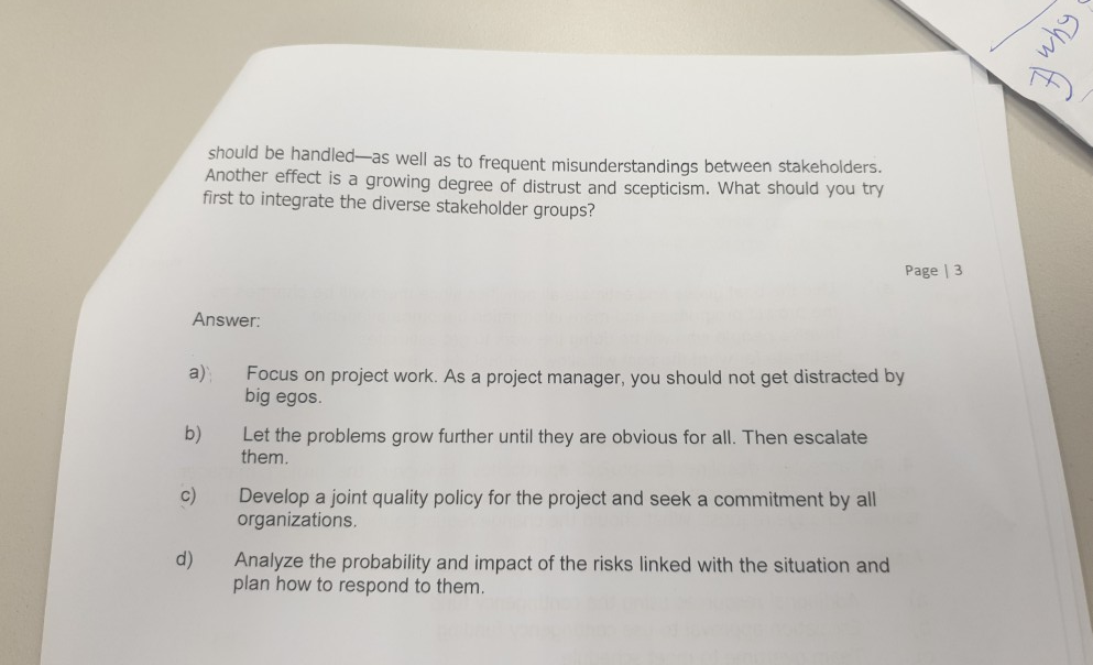 Solved Part B: Multiple Questions - Choose one of the answer | Chegg.com