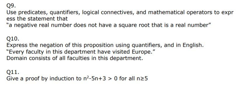 Solved 09 Use Predicates Quantifiers Logical Connectives