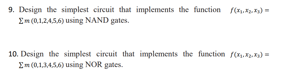 [solved] 9 Design The Simplest Circuit That Implements T