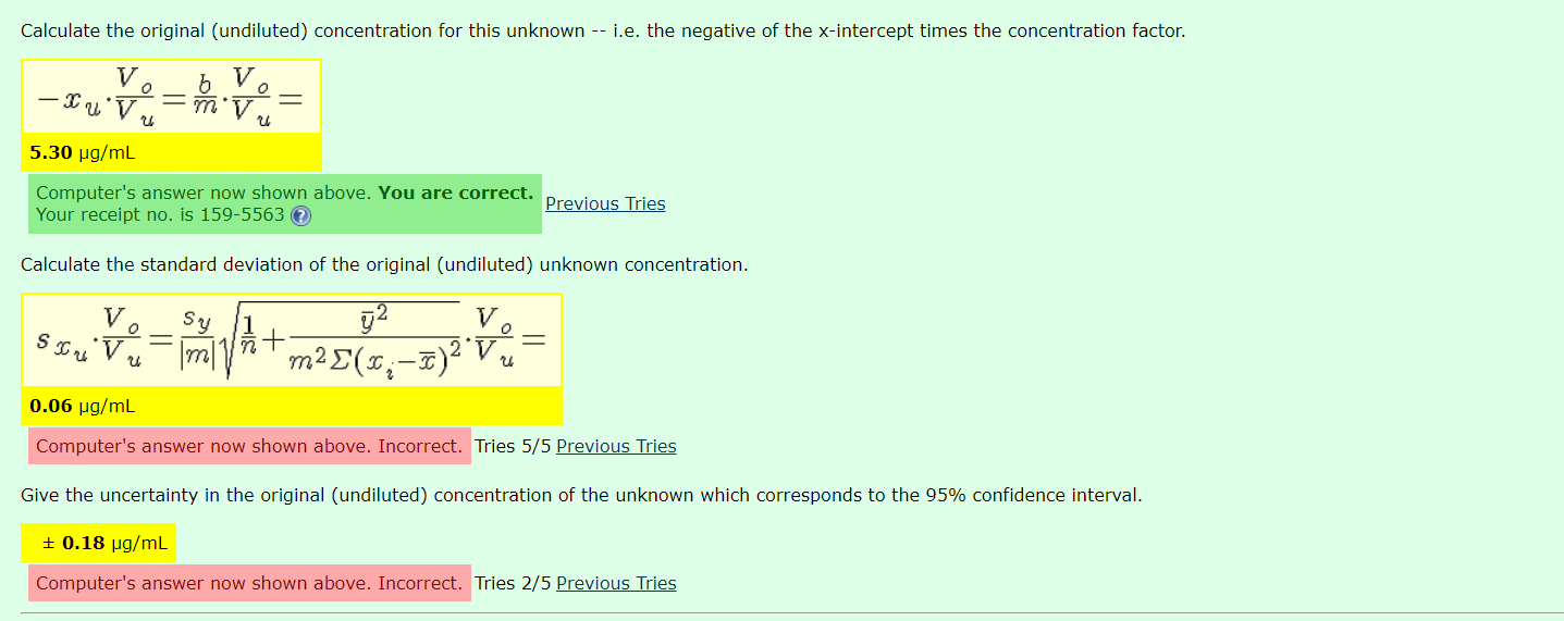 Solved In the method of Standard Addition, several identical | Chegg.com