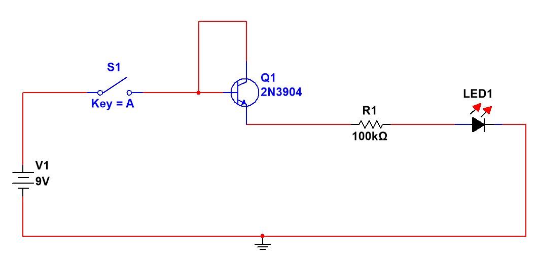 Solved 1. Create and simulate the circuit shown below. What | Chegg.com