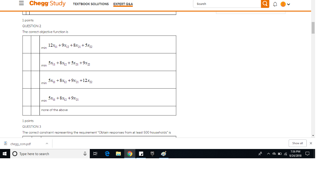 Solved Use the following scenario and data for all the | Chegg.com
