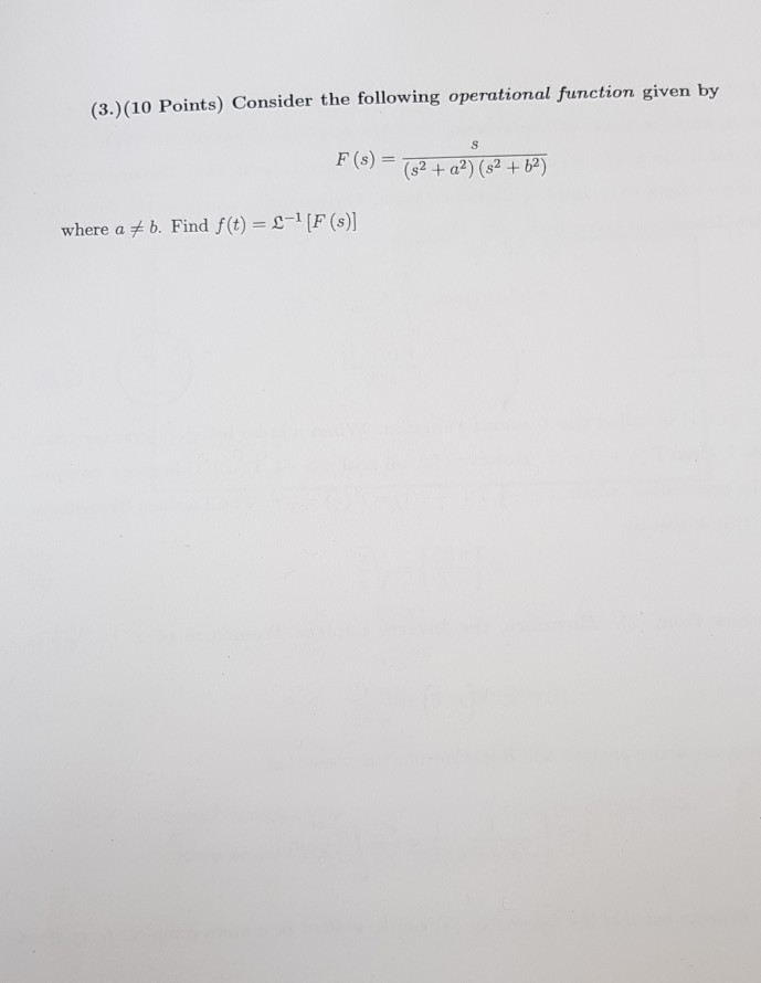 Solved: (1.)(10 Points) Consider The Following Spring-mass... | Chegg.com