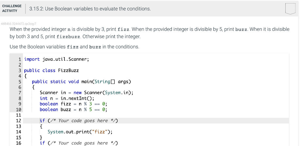 Solved 3.25.3: Detect specific values. | Chegg.com