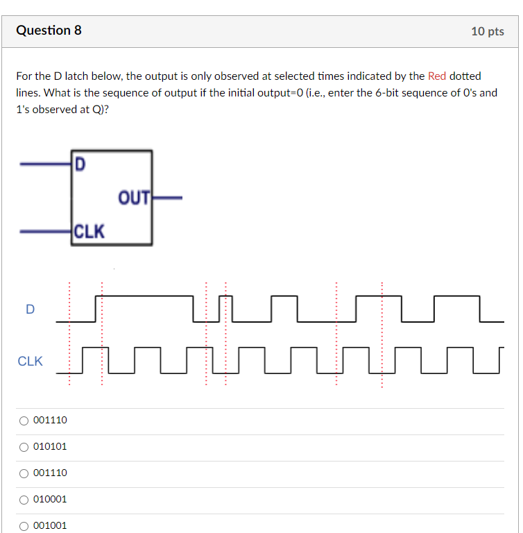 Solved For the following circuit, values of Q0,Q1 are only | Chegg.com