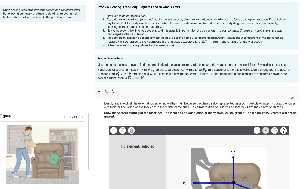 Solved Problem Solving: Free-Body Diagrams and Newton's Laws | Chegg.com