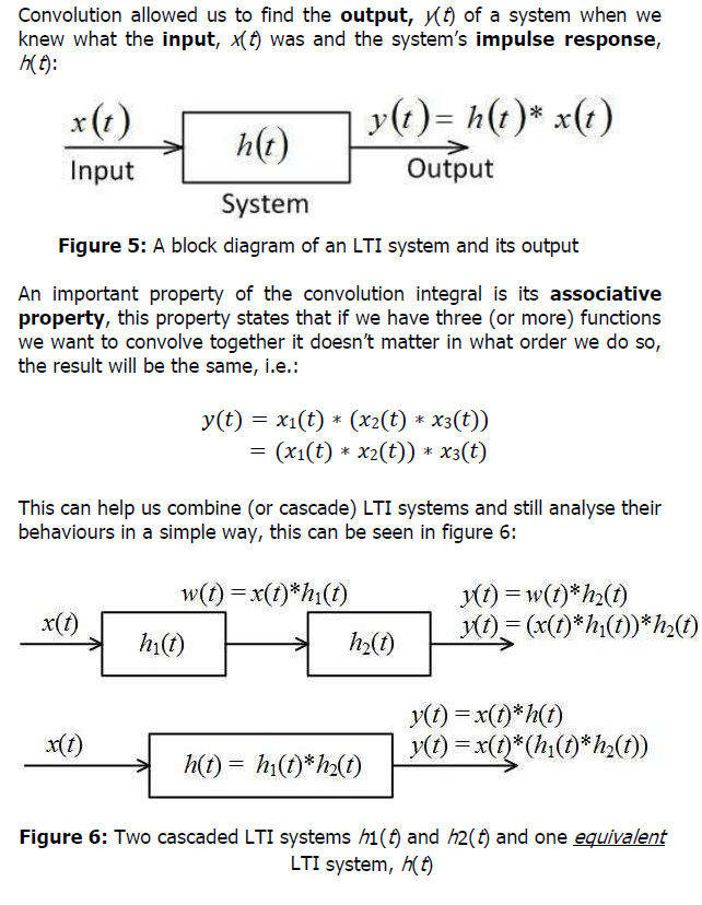 Solved Convolution allowed us to find the output, y(t) of a | Chegg.com