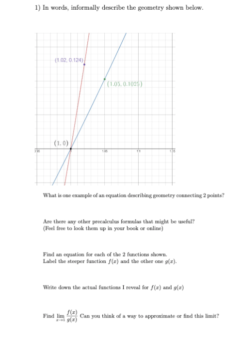 Solved 1) In words, informally describe the geometry shown | Chegg.com