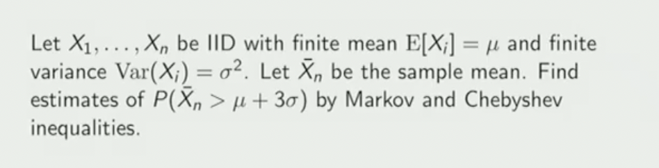 Solved Let x1,dots,xn ﻿be IID with finite mean E[xi]=μ ﻿and | Chegg.com