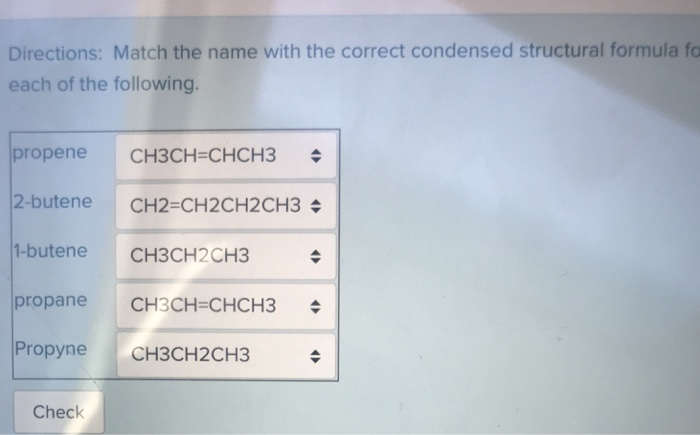 Condensed Structural Formula For Propane