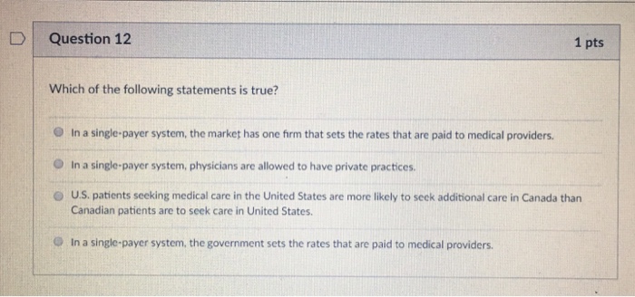 Solved which of the following statement is true | Chegg.com