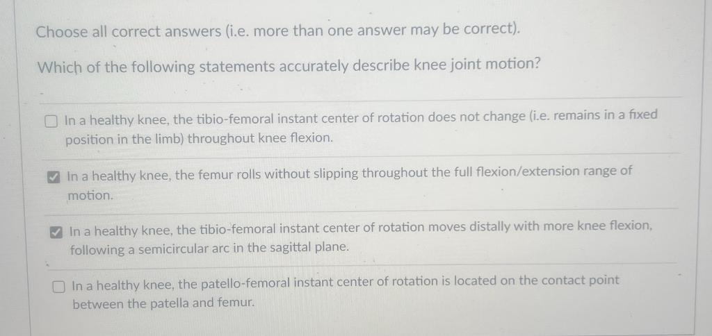 Solved Choose all correct answers (i.e. more than one answer | Chegg.com