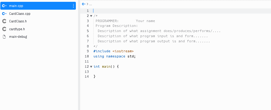 Solved Problem: Your program will implement the preparation | Chegg.com