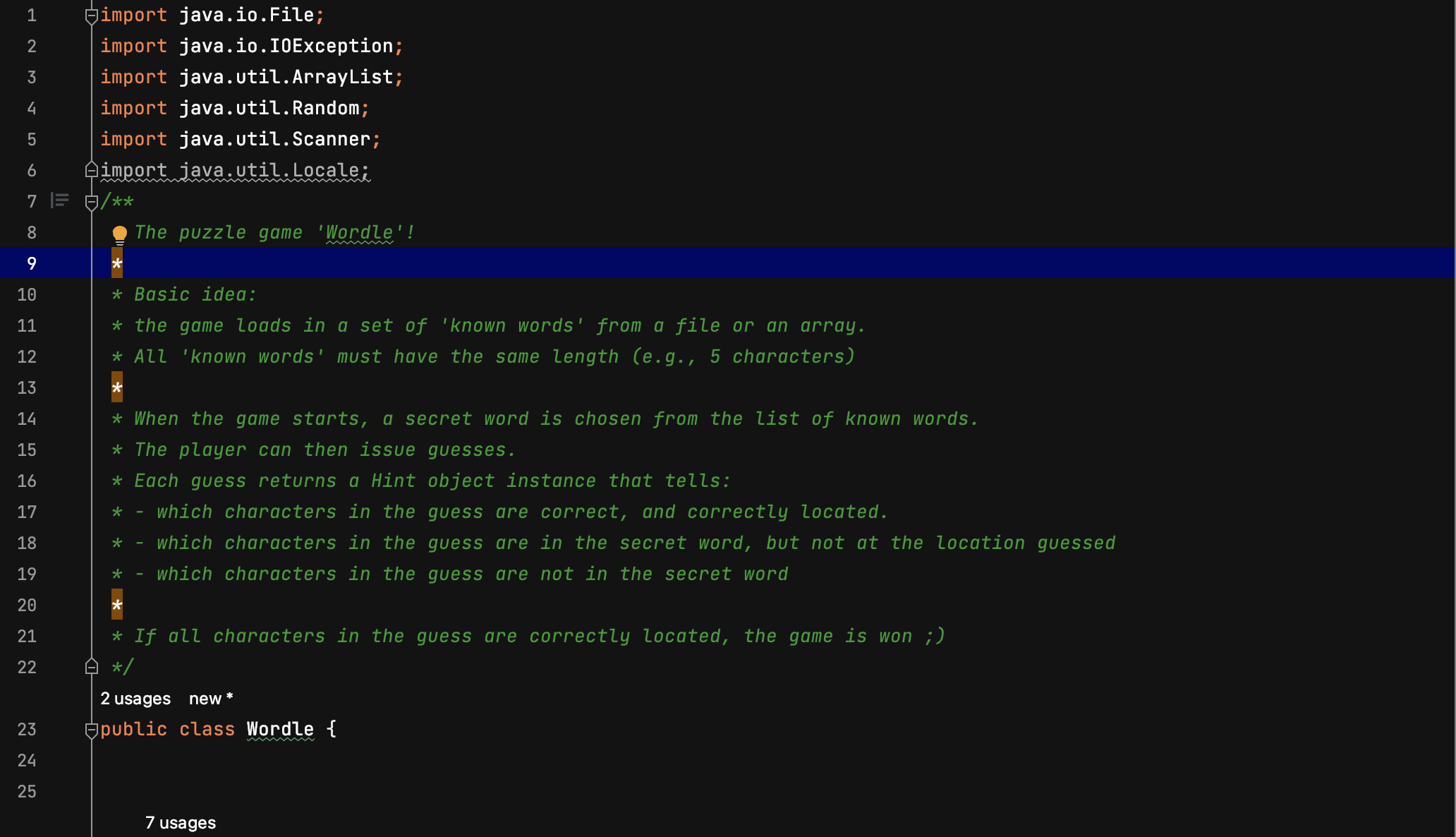 Solved 7 Usages Private Arraylist Knownwords 3 Usages