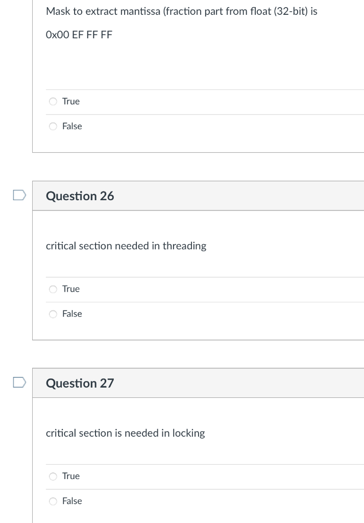 Solved Mask to extract mantissa (fraction part from float | Chegg.com