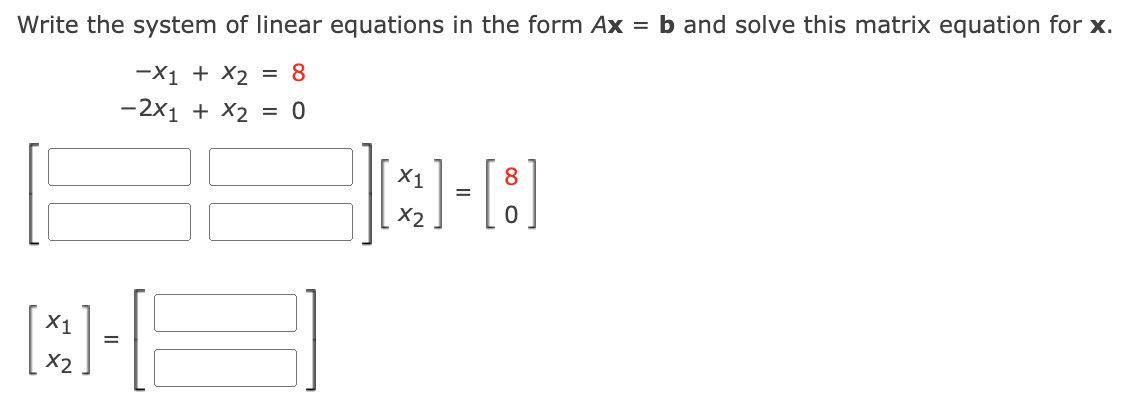 Solved Express the column matrix b as a linear combination | Chegg.com