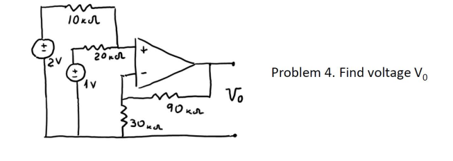 Solved Problem 4. Find voltage V0 | Chegg.com