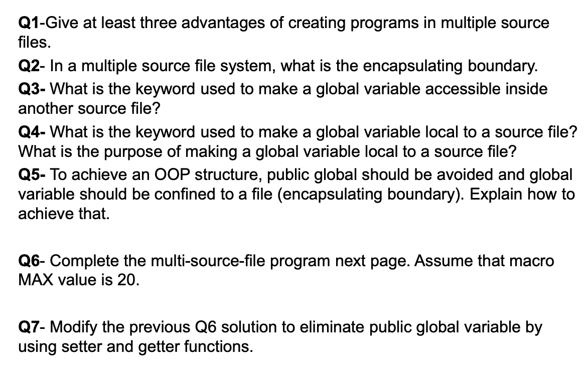 Solved Q1-Give at least three advantages of creating | Chegg.com