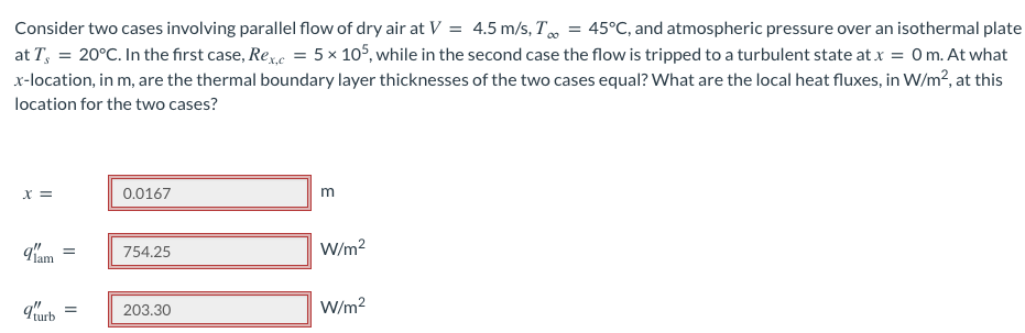 Solved = Consider two cases involving parallel flow of dry | Chegg.com Solved = Consider two cases involving parallel flow of dry | Chegg.com