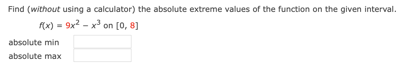 Solved Find (without using a calculator) the absolute | Chegg.com