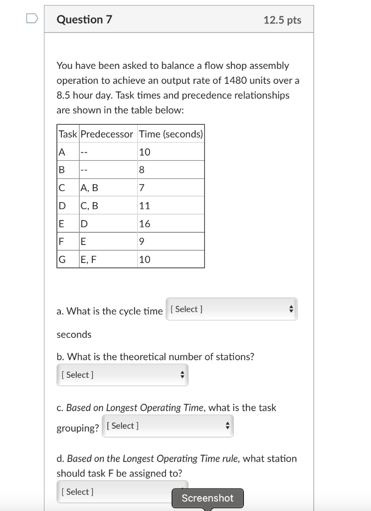 Solved Question 7 12.5 pts You have been asked to balance a | Chegg.com