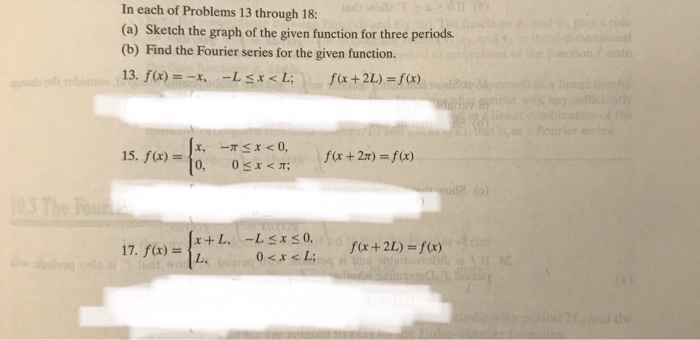 Solved In each of Problems 13 through 18 (a) Sketch the | Chegg.com