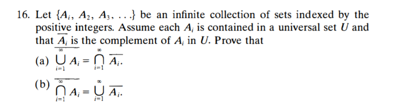 Solved 7. Let n be a fixed positive integer and let A; = {i, | Chegg.com