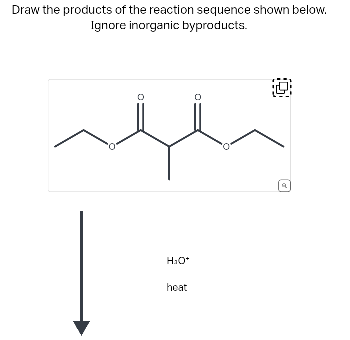 Solved Draw the products of the reaction sequence shown | Chegg.com