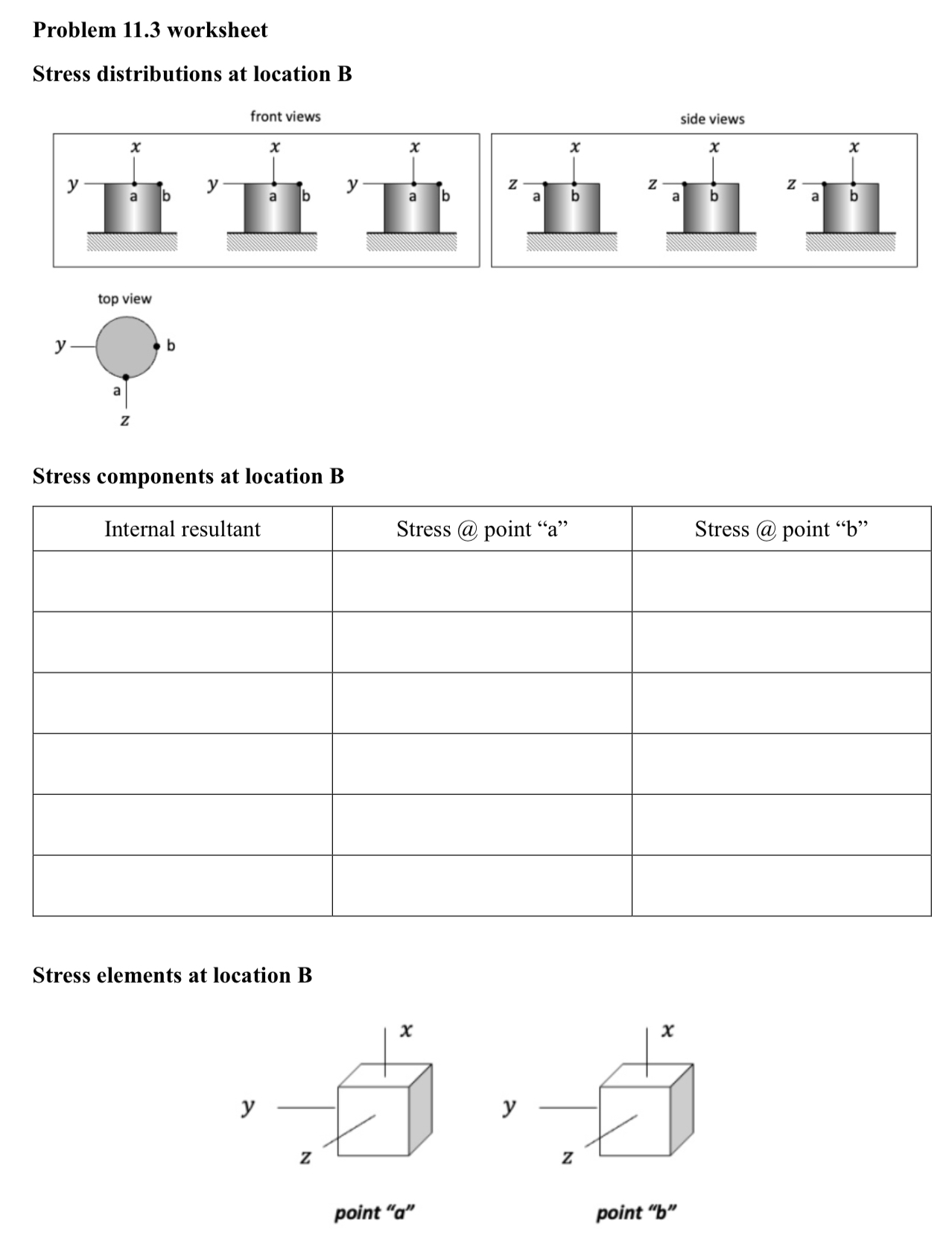 A structure is attached to a fixed surface at its | Chegg.com