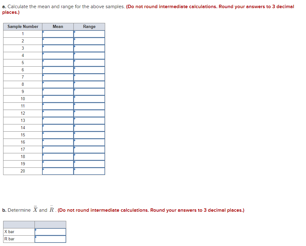 Solved Problem 10-29 (Algo) The following table contains the | Chegg.com
