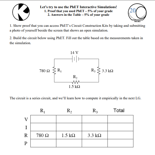 Solved Let's try to use the PhET Interactive Simulations! 1. | Chegg.com