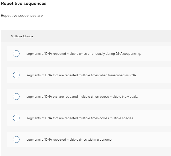 Solved Repetitive sequences Repetitive sequences are 1 | Chegg.com