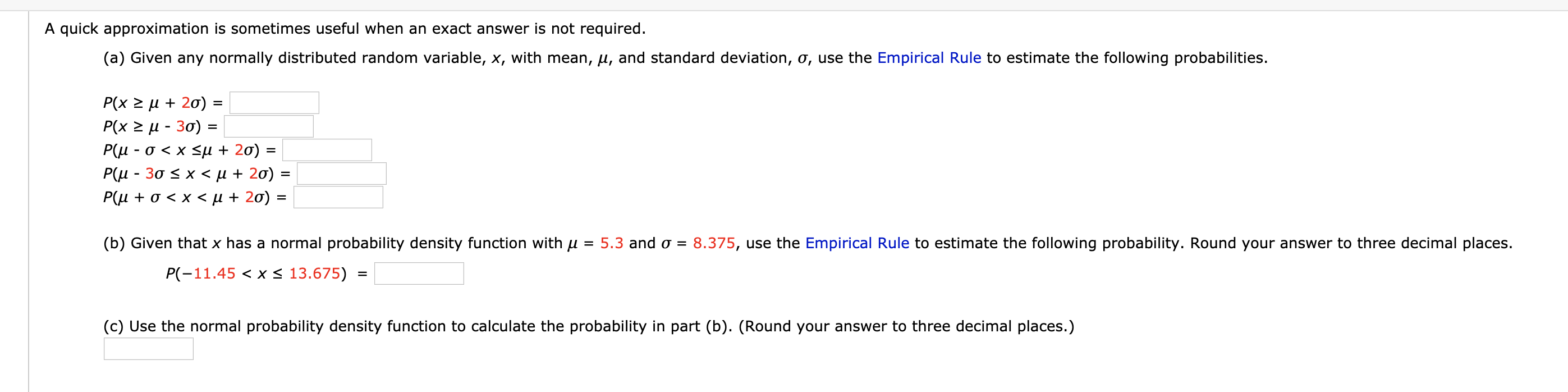 Solved A quick approximation is sometimes useful when an | Chegg.com