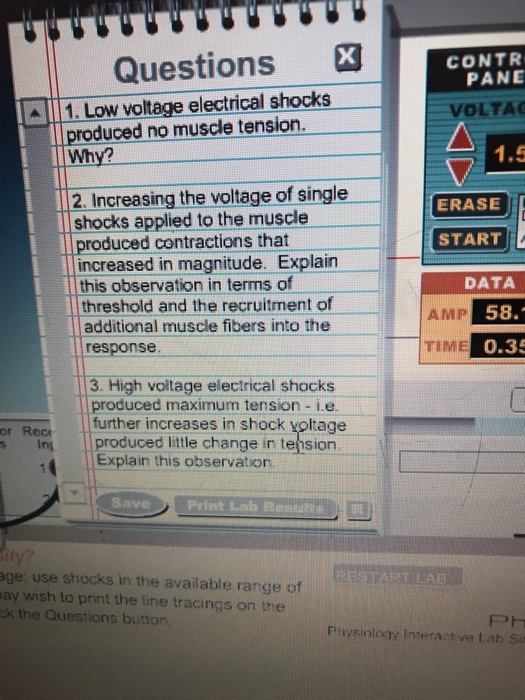 Solved high voltage electrical shocks produced maximum | Chegg.com