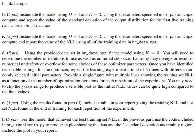 Solved 5. ( 30 points) Heteroskedastic Regression: In a | Chegg.com