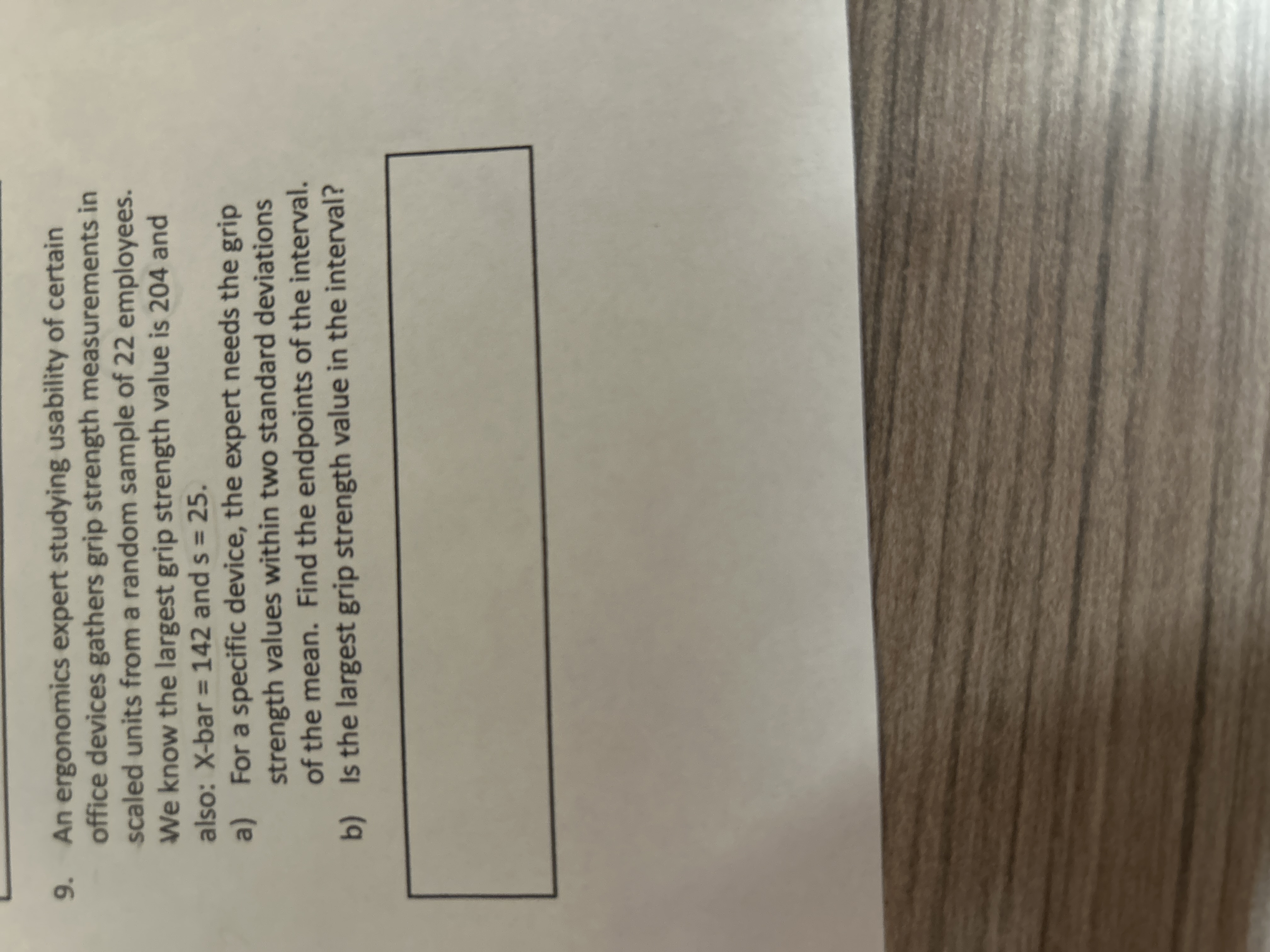 Solved An ergonomics expert studying usability of | Chegg.com