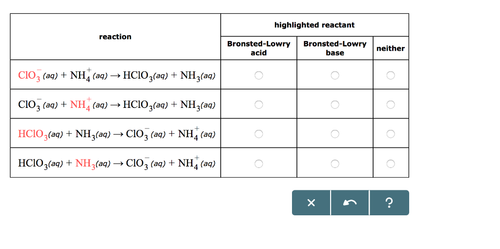 Solved highlighted reactant reaction | Chegg.com