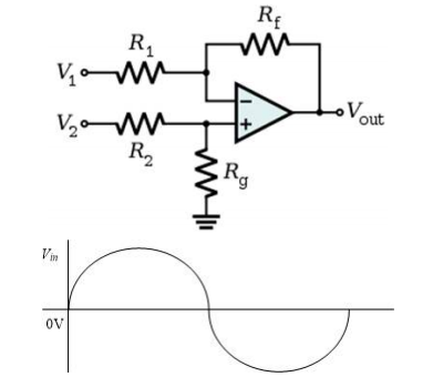 Solved The circuit below is "Differential amplifier" The | Chegg.com